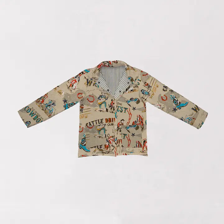 Cattle Drive Linen Snap Quilted Jacket - Ida Mae Home – Hamley Western Store