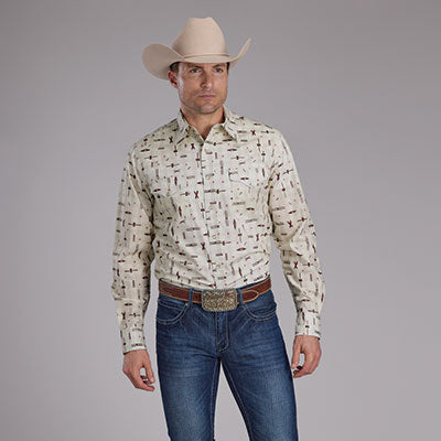 Men's Retro Rodeo Snap Shirt - Roper – Hamley Western Store
