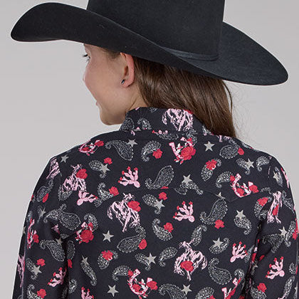 Girl's Bronc Riders Shirt - Roper – Hamley Western Store