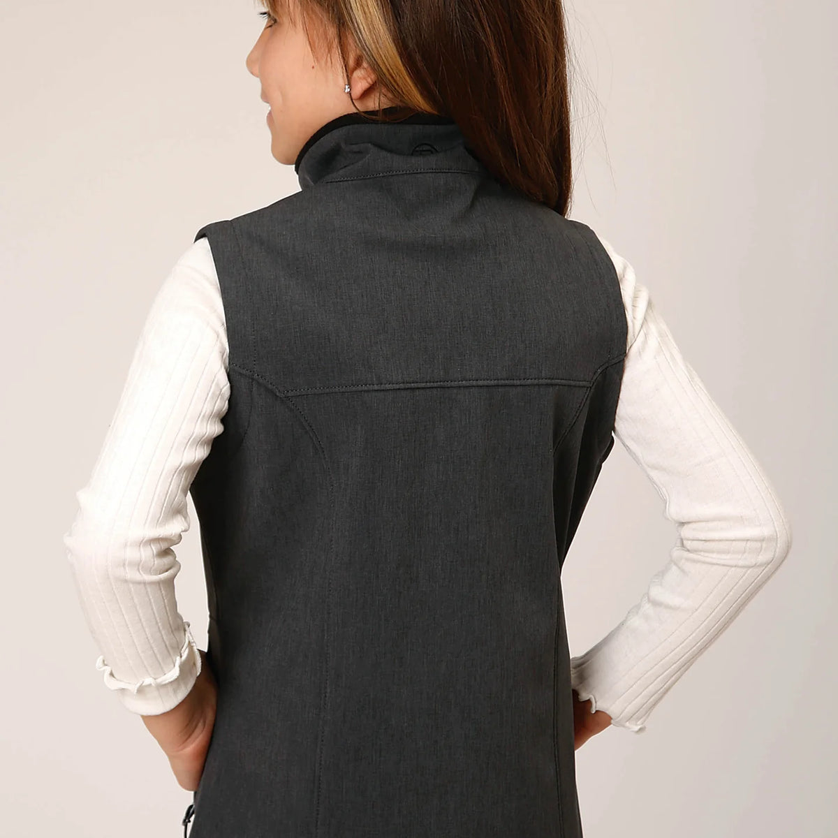 Girls Hi Tech Fleece Vest - Roper – Hamley Western Store
