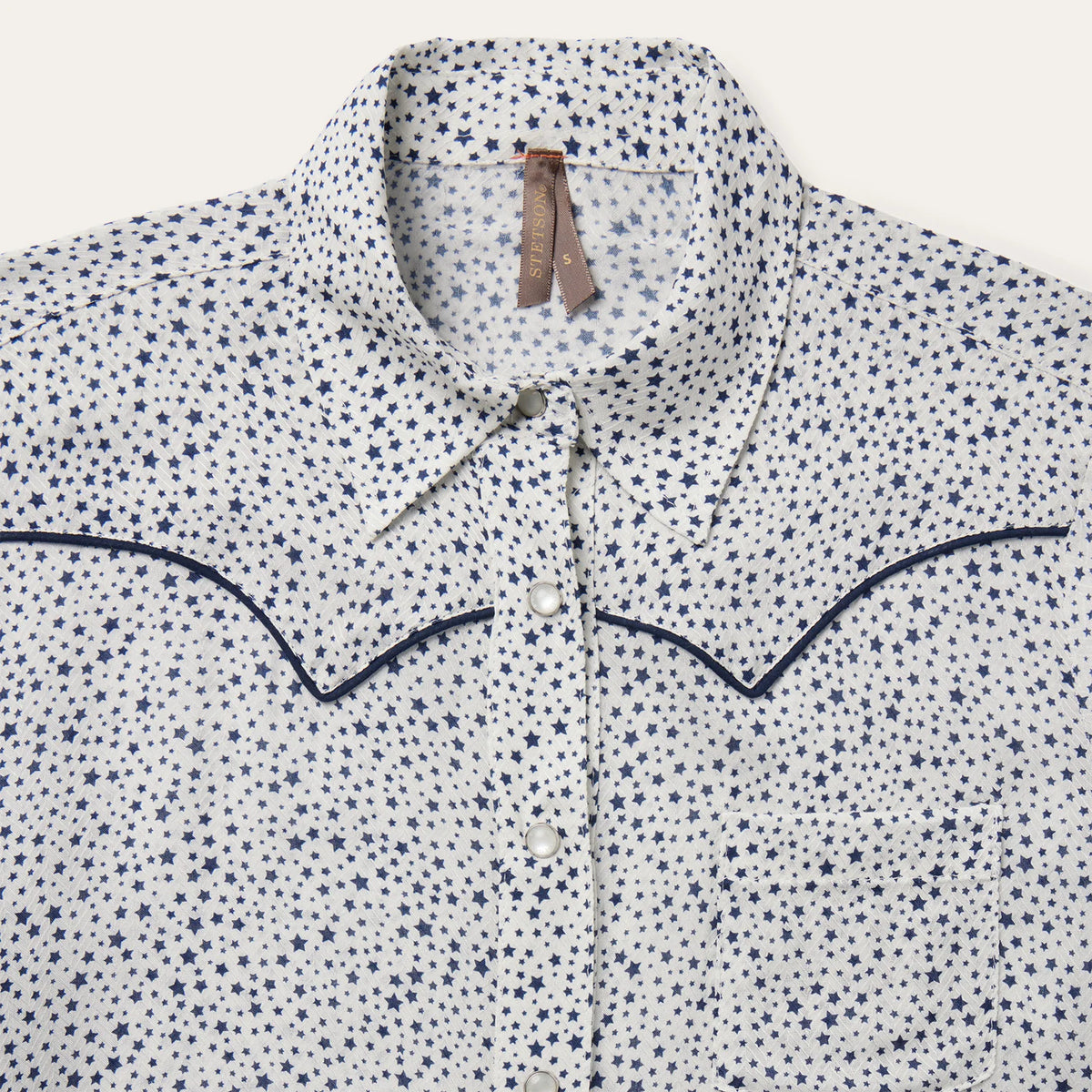 Printed Stars Western Shirt - Stetson – Hamley Western Store