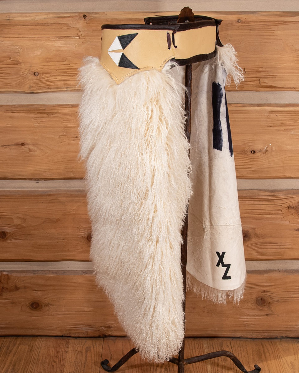 Angora Chaps with Painting - Gia Paul – Hamley Western Store
