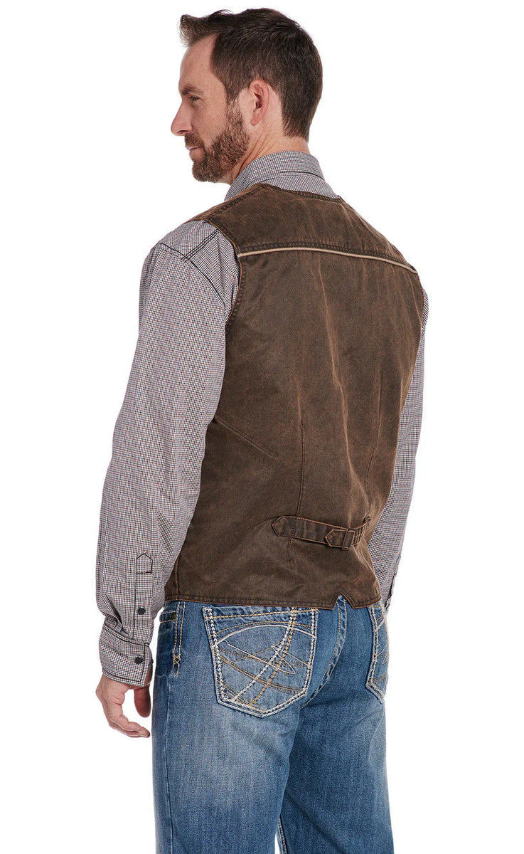 Men's Brown Vest - Cripple Creek – Hamley Western Store