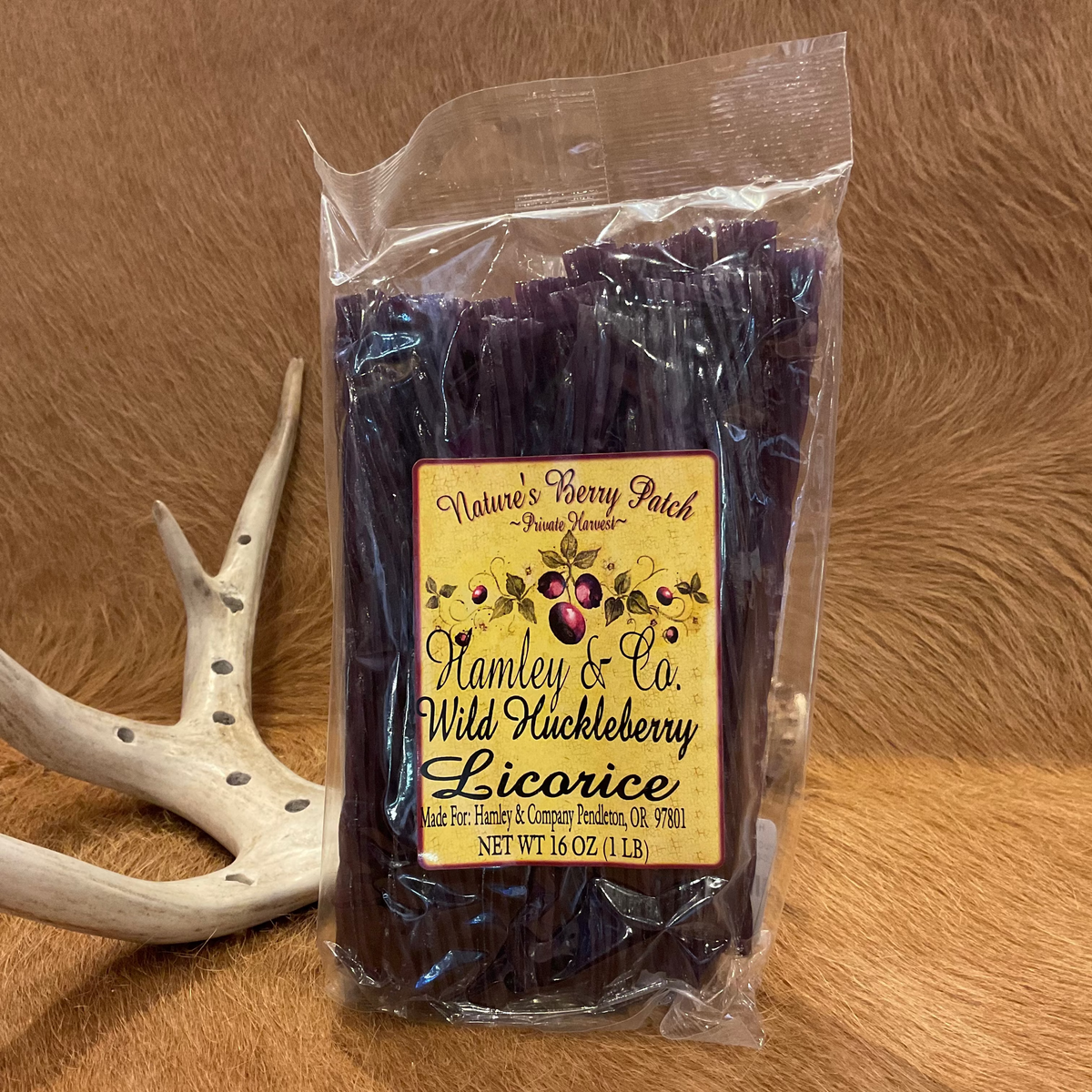 Huckleberry Licorice 16oz Bag – Hamley Western Store