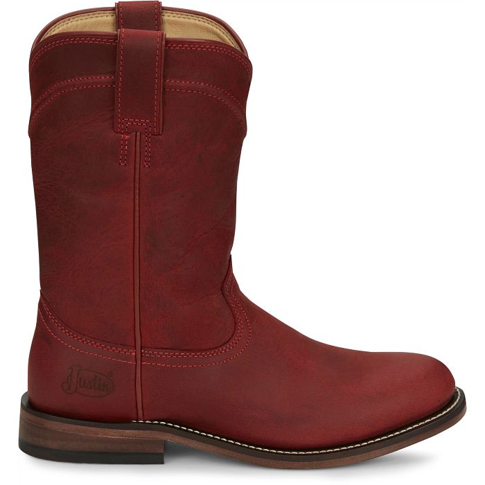 Women's Holland Red Water Buffalo Boots - Justin Boots – Hamley Western ...