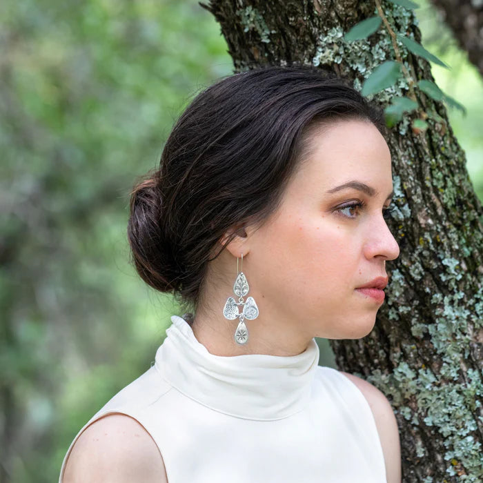 The Crystal Chandelier Earrings - Vogt Silversmiths – Hamley Western Store